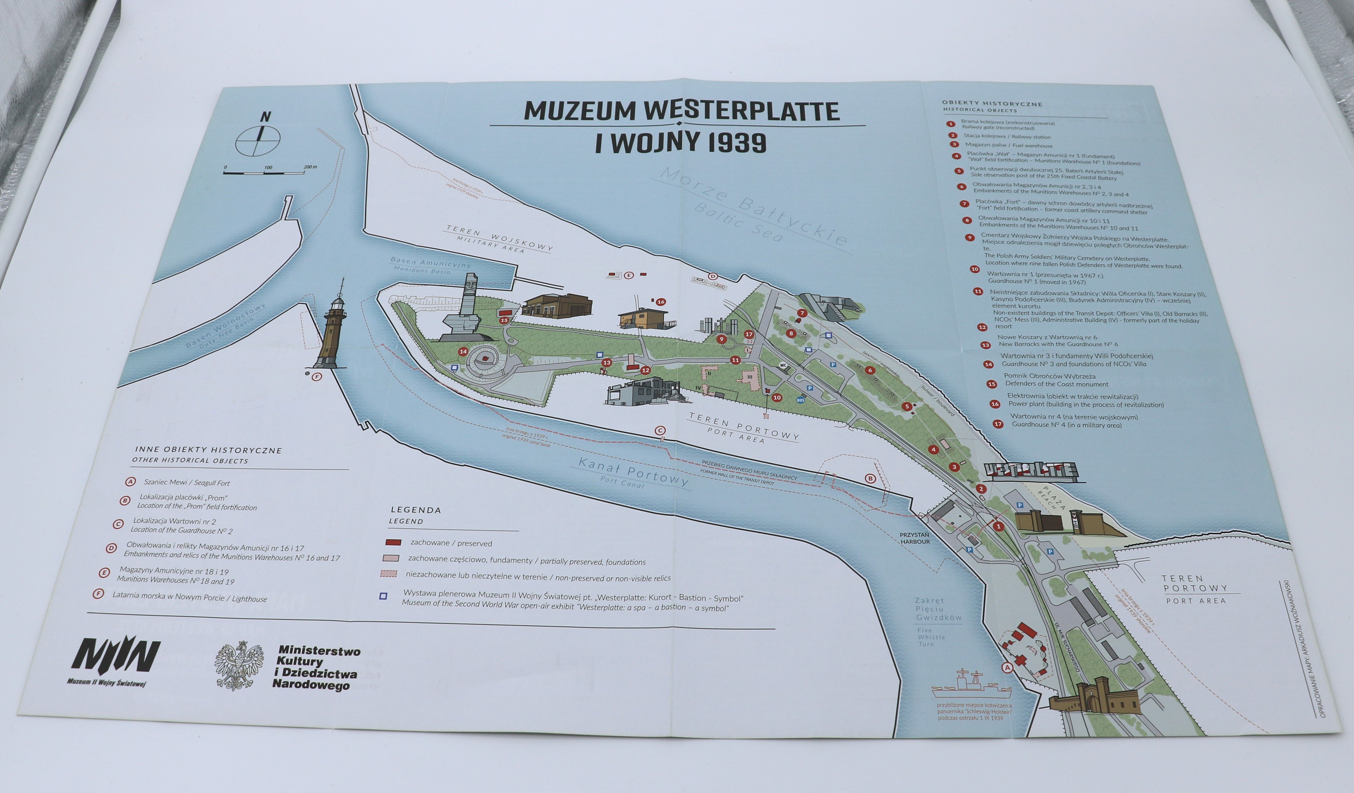 Landkarte Westerplatte, Muzeum Westerplatte i Wojny 1939 :: Museum ...
