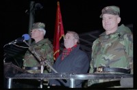 Fotografie: Begrüßung der Task Force 6-502nd nach ihrer Rückkehr aus ...