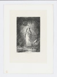 Junge Frau am Teich, aus: Joseph-Xavier Boniface dit Saintine ...