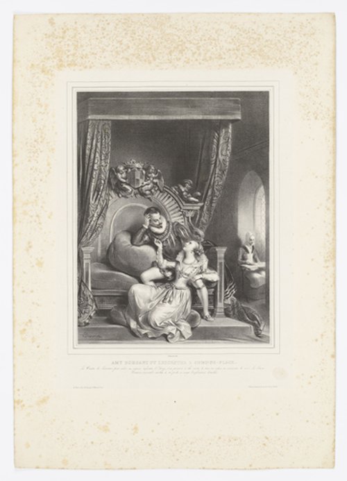 Amy Robsart et Leicester a Cumnor-Place (Amy Robsart und Leicester in ...