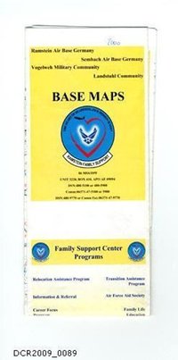Base Maps, Karte der Standorte Ramstein, Sembach, Vogelweh und ...